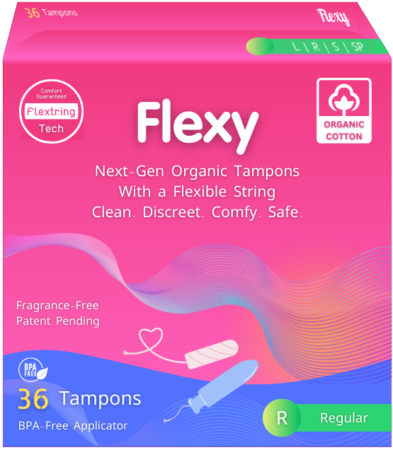Flexy® Applicator Tampons, Regular Absorbency - Flextring